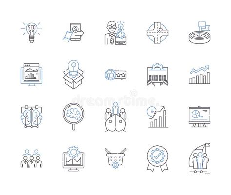 Strategy And Brainstorming Outline Icons Collection Strategy