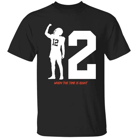 Shedeur Sanders When The Time Is Right Premium Ss T Shirt