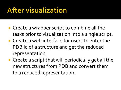 Ppt Visualization Of Protein 3d Structure In Reduced Representation With Intramolecular
