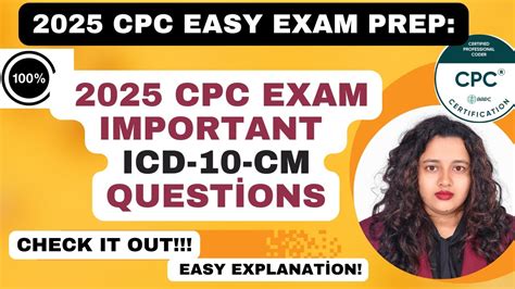 2025 cpc exam definitive icd 10 cm questions answered cpc cpcexam