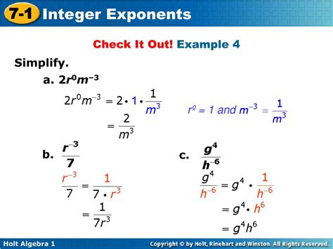 Ppt Warm Up Evaluate Each Expression For The Given Values Of The