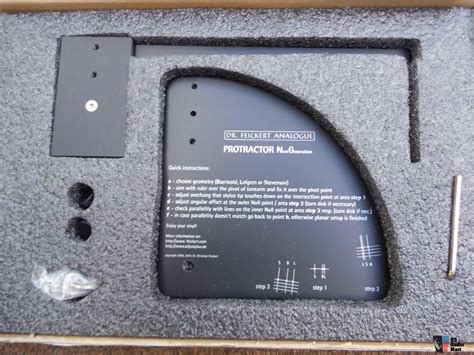 Dr Feickert Universal Protractor Ng Photo 3997741 Uk Audio Mart