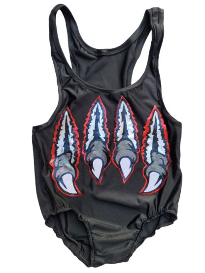 Singlet Trunks Wrestling Negro Con Diseño Plata Blanco Rojo Kinglucha