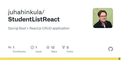 GitHub Juhahinkula BabeListReact Sprnig Boot React Js CRUD Application
