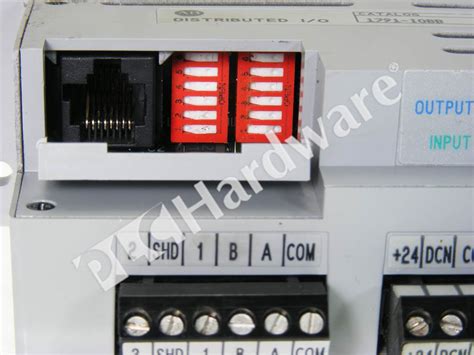 plc hardware allen bradley 1791 iobb block i o 24v dc module 16 points