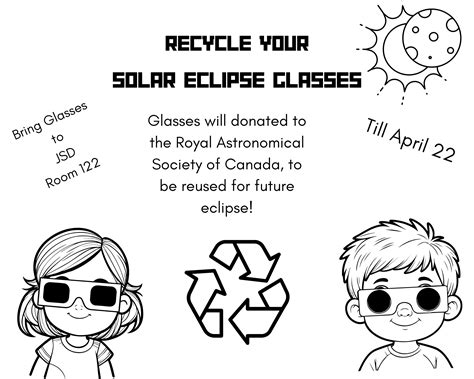 Recycle Your Solar Eclipse Glasses George L Armstrong Elementary School
