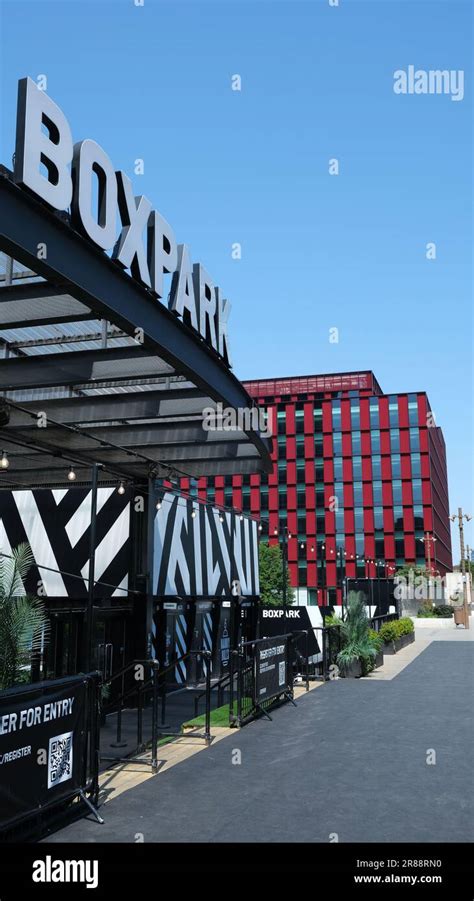 Entrance To Box Park By East Croydon Station With New Home Office