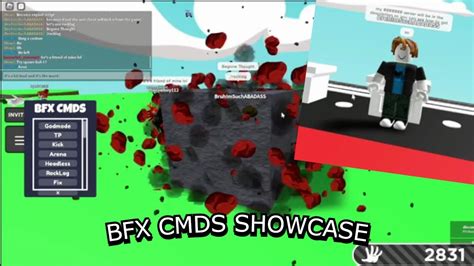 Bfx Cmds Showcase In Beta Slap Battles Admin Commands Youtube