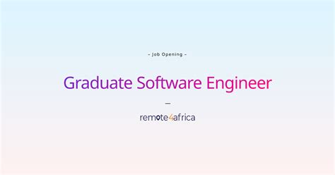 remote graduate software engineer job at internet software and services