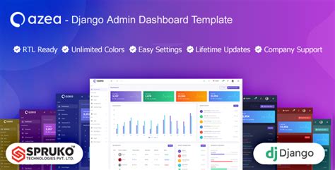 Azea Django Admin Template By Spruko Themeforest