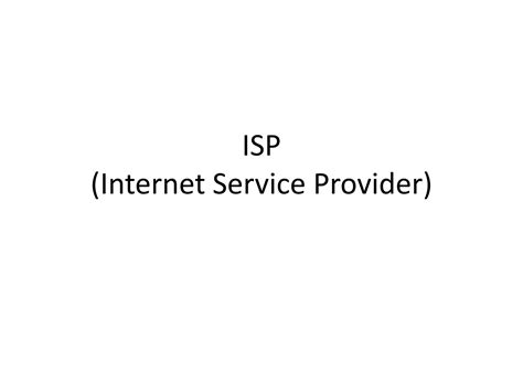 Isp Pdf Internet Service Providers Home Utilities