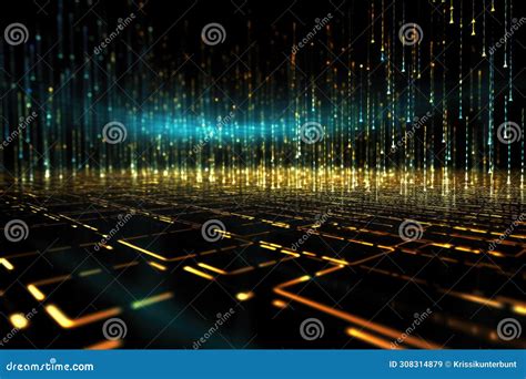 digital abstract network binary code ai generated stock image image of tech electronic 308314879