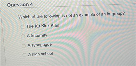 solved question 4which of the following is not an example of