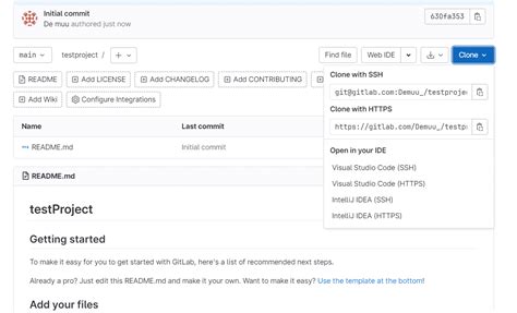 Gitlab 초기 설정 및 사용법 Demuu Blog