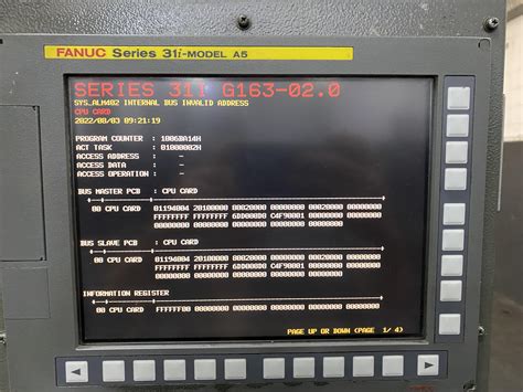 fanuc robodrill started showing this error does anyone know how can i