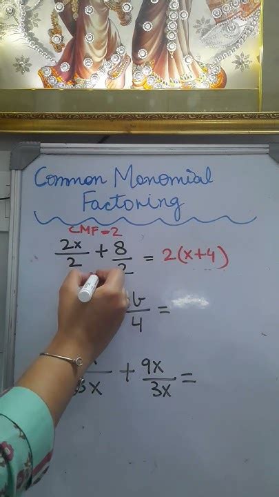 Common Monomial Factoring Youtube