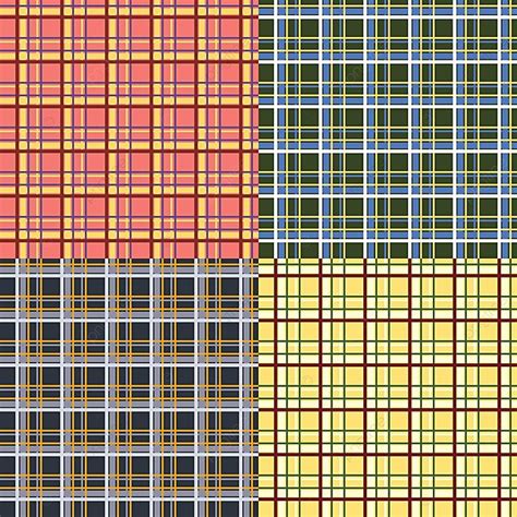Background Seamless Pattern Scratch Set Textile Vector Scratch Set