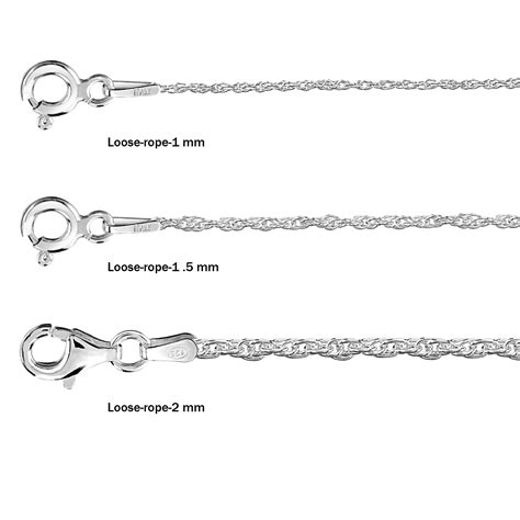 925 Sterling Silver Curb Rope Figaro Belcher Box Chain Necklace 14 16