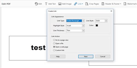 Php How To Exact A Pdf Web Link Rectangle Coordinates Stack Overflow