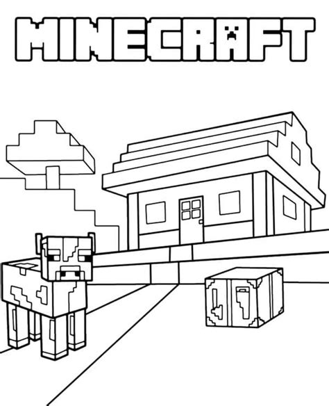 Minecraft رسومات للتلوين ⛏ Pepelt
