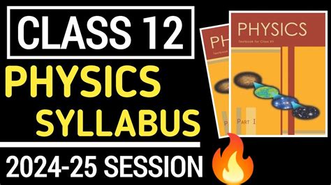 Cbse Class 12 Syllabus 2025 26 Physics Definition