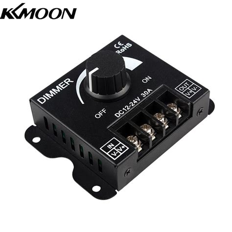 KKmoon V A LED Light Dimmer Stepless Dimming PWM Dimmer Switch Knob Manual Brightness