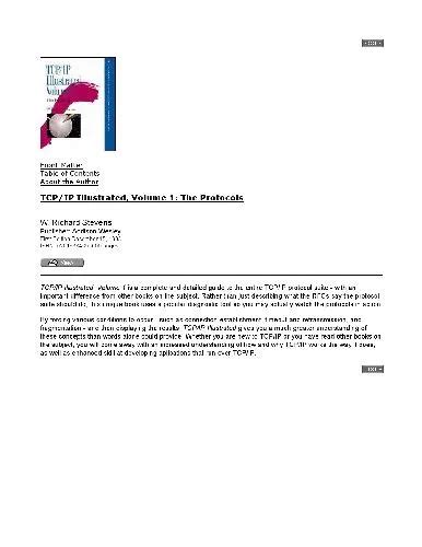 tcp ip illustrated the protocols download pdf