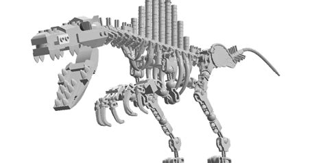 Jurassic World Spinosaurus Skeleton
