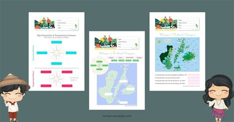 Pangunahin At Pangalawang Direksyon Compass Rose North Arrow