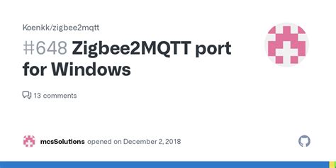 Zigbee2mqtt Port For Windows · Issue 648 · Koenkkzigbee2mqtt · Github