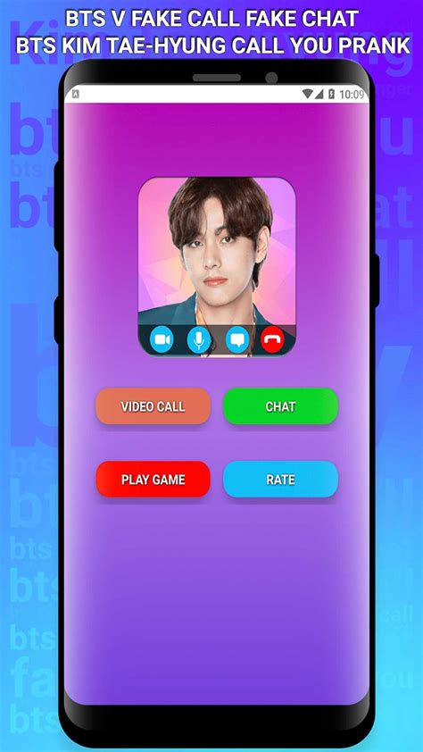 BTS V Fake Call Fake Chat APK for Android Download