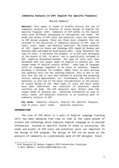 Doc Esp Analysis Dokumentips