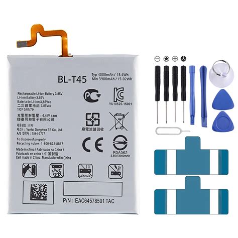 Bl T Mah For Lg Stylo K K S Li Polymer Battery Replacement Alexnld Com