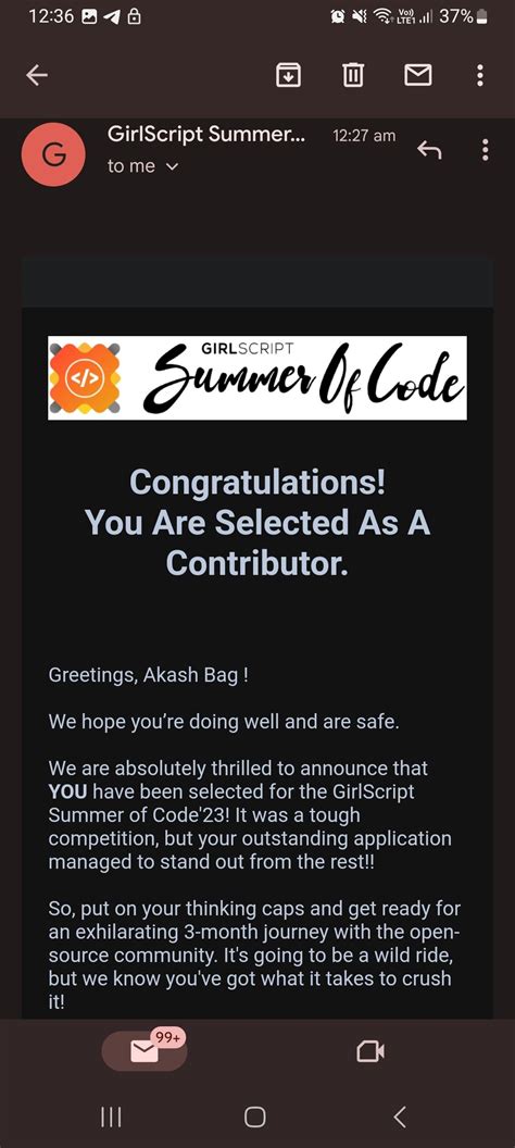 Akash Bag On Linkedin Contributor Girlscriptsummerofcode Gssoc23