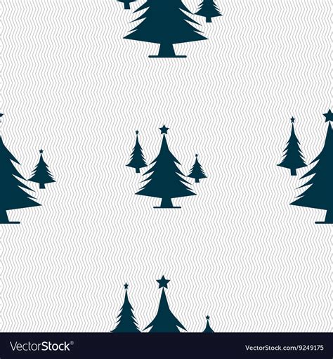 Coniferous Forest Tree Fir Tree Icon Sign Seamless