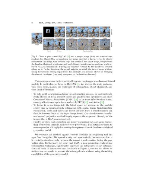 Transforming And Projecting Images Into Class Conditional Generative Networks Deepai