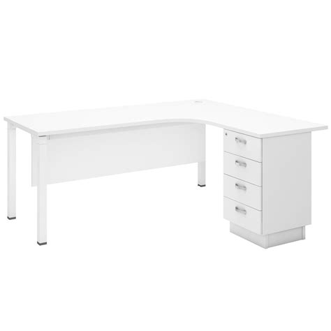 6 Ft Modish L Shape Manager Table Ofutwl652 4d Office Furnitures Malaysia