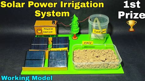 Solar Irrigation Science Project Solar Power Irrigation System