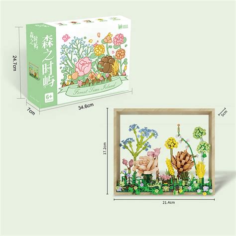 Jual Xinz Bricks Bunga Bunga Bata Bunga Buket Nano Block Bangunan Balok Bunga Bunga