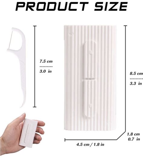 Portable Dental Floss Case Refillable Floss Pick Dispenser Ebony Home Essentials Portable Dental Floss Case Refillable Floss Pick Dispenser Ebony Home Essentials