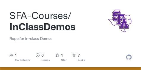 Github Sfa Coursesinclassdemos Repo For In Class Demos