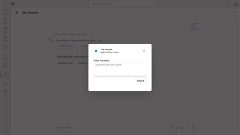 Teams Task Module Code Samples Microsoft Learn