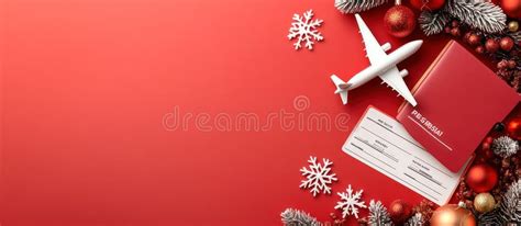 Christmas Holiday Travel Planning Stock Illustration Illustration Of