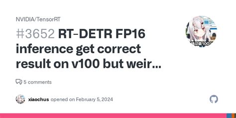 Rt Detr Fp16 Inference Get Correct Result On V100 But Weird Result On