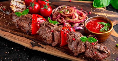 ШАШЛЫК ИЗ ГОВЯДИНЫ В ГРАНАТОВОМ СОКЕ — Teletype