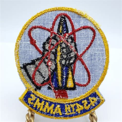 Vintage Us Air Force Patch 454th Amms Airborne Missile Maintenance