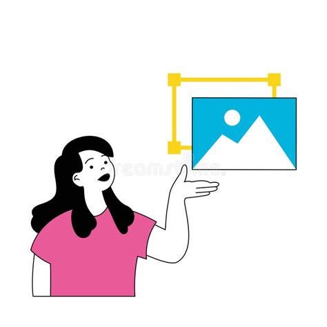 Design Development Concept With Cartoon People In Flat Design For Web Stock Vector