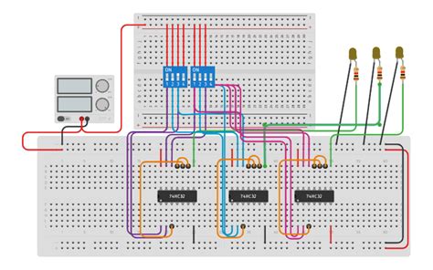 Circuit Design 8 3 Encoder Tinkercad