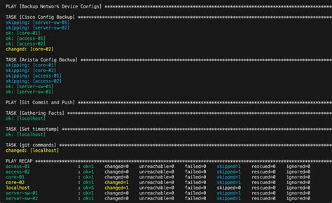 Automating Network Config Backups With Ansible And Git