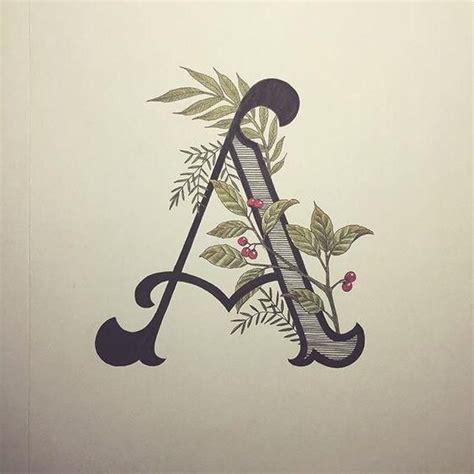 عکس پروفایل حرف A ️ [خاص ، شیک و گرافیکی ] Alphabet Art Hand Drawn Type Hand Lettering